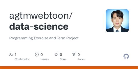 Github Agtmwebtoon Data Science Programming Exercise And Term Project