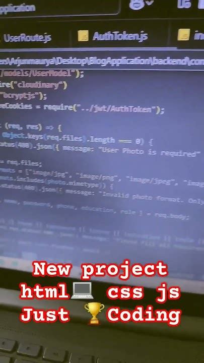 new project🥉 html css js coding 🏆💥💻 shorts viralvideo