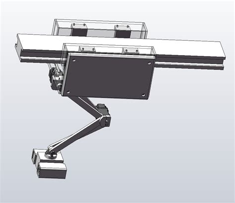 挂轨式巡检机器人 SOLIDWORKS 2015 模型图纸下载 懒石网