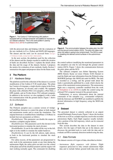 Alfa A Dataset For Uav Fault And Anomaly Detection Deepai