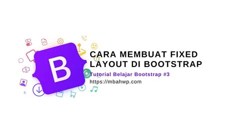 Tutorial Belajar Bootstrap Cara Membuat Fixed Layout