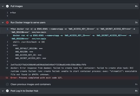 Python Streamlit Is Not Found When Run My Docker Container From