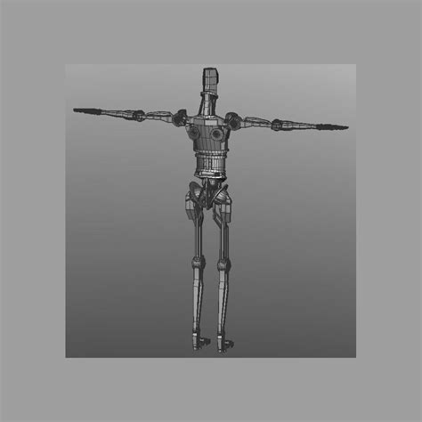Humanoid Robot Chassis Rigged 3d Model Download Robots On