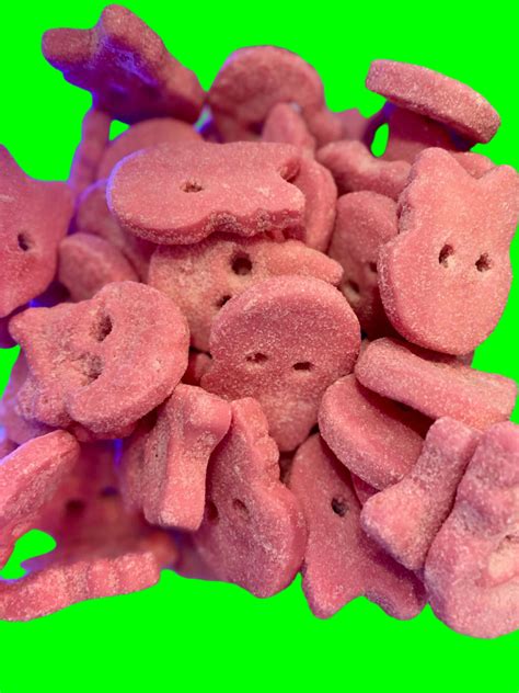 Bubs Raspberry Soft Sour Skulls 0 33ib Nantasket Sweets By Swedes