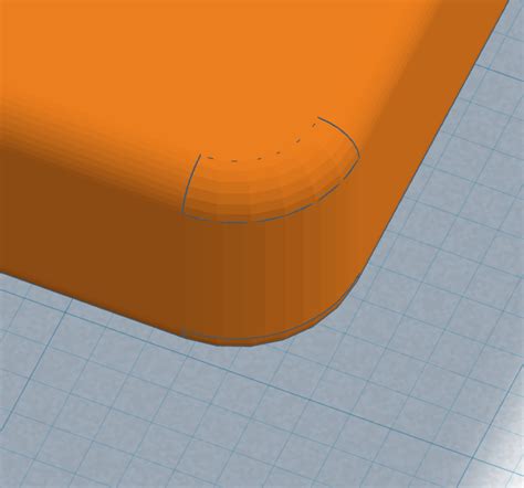 Tinkercad How To Maintain 1 Mm Rounding When I Need 3 Mm In A Single
