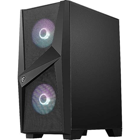 MSI MAG FORGE 100M, RGB, Tempered Glass, Black (MSI MAG FORGE 100M)