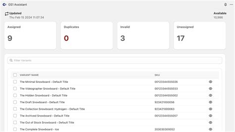 Gs1 Assistant Gtinupcean Upc And Ean Code Assigner For Shopify