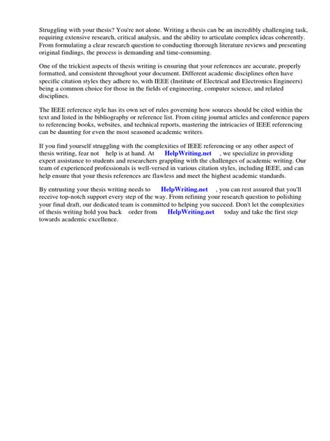 Thesis Reference Ieee Pdf