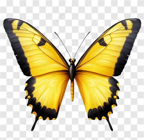 복잡한 날개 세부 묘사가 있는 예술적인 나비 그림 노란 나비 현실적인 날개 나비 그림 Png 일러스트 및 이미지 에 대한 무료 다운로드 Pngtree