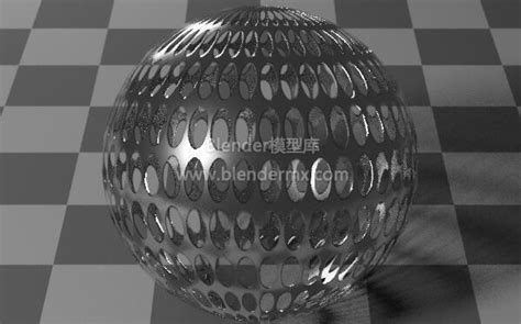 Blender 金属网3d模型素材资源免费下载 Blender模型库