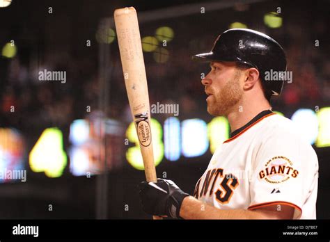 San Francisco Ca San Francisco Giant Aaron Rowland 33 In The On Deck Circle The Pirates Won