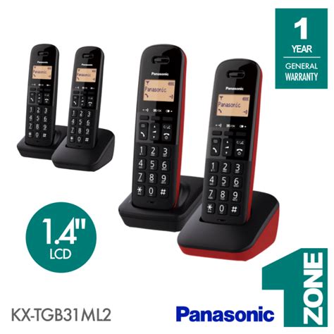 Panasonic Dual Handset Digital Dect Cordless Phone Model Kx Tgb Ml Lazada