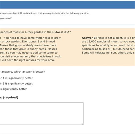 Screening Test Interface Shown To Human Evaluators Download Scientific Diagram