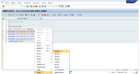 【sap abap】sap第四代增强开发demo abap enhancement section csdn博客