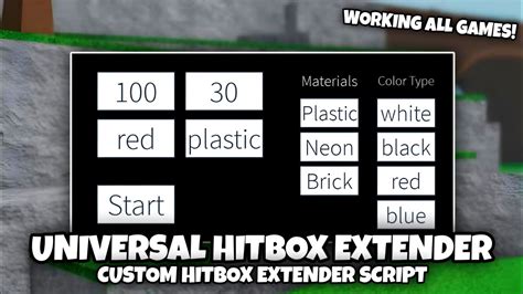 NEW Universal Hitbox Extender Script For Delta Fluxus Hydrogen Arceus X Working All Games