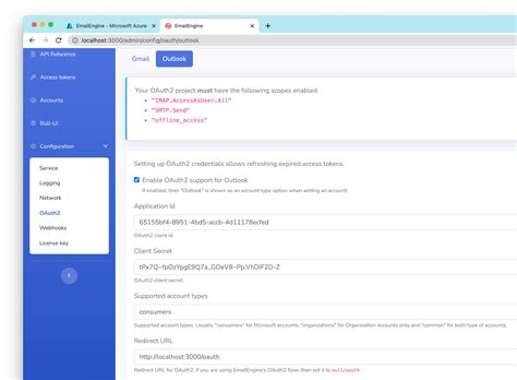 Setting Up Outlook OAuth2 For EmailEngine