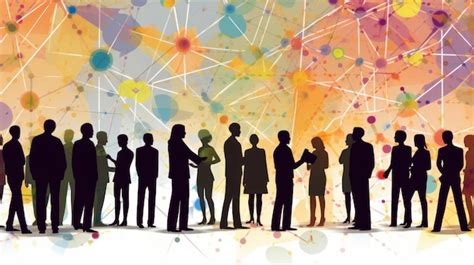 Premium Ai Image Attend Industry Conferences And Networking Events Ai