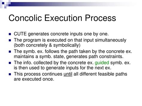 Ppt Concolic Testing Powerpoint Presentation Free Download Id5245338