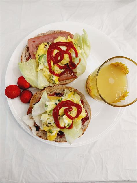 초간단 베이글 토스트 샌드위치