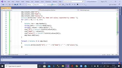Datatable In C Net Youtube