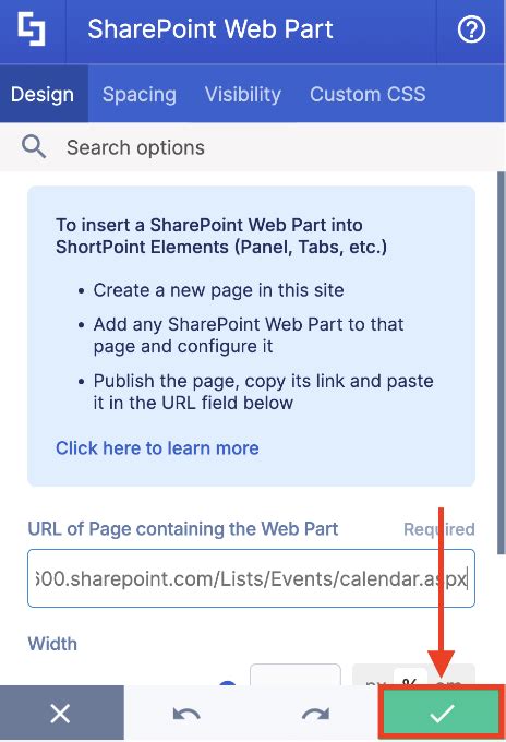 How To Add A Calendar To A Page Using The Sharepoint Web Part Design