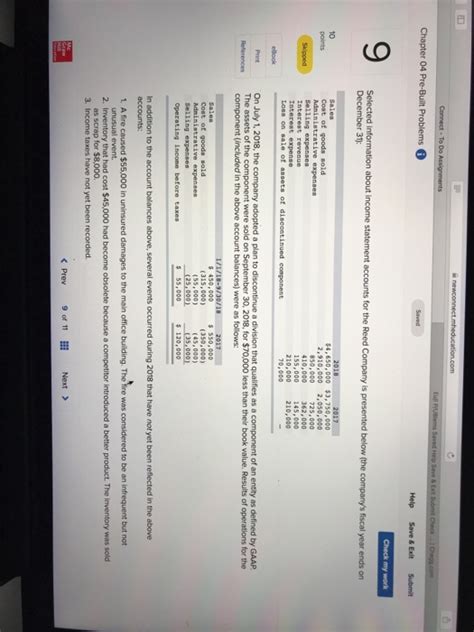 solved to do a chapter 04 pre built problems help saveand exit