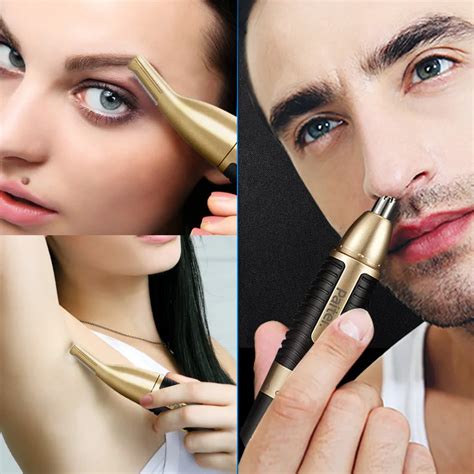 전기 코 트리머 남성 눈썹 면도기 여성 면도 면도기 수염 귀 코 헤어 트리머 얼굴 겨드랑이 다리 제모 리무버코 And 귀 트리머 Aliexpress