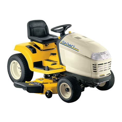 Cub Cadet Gt 2550 Operators Manual Pdf Download Manualslib