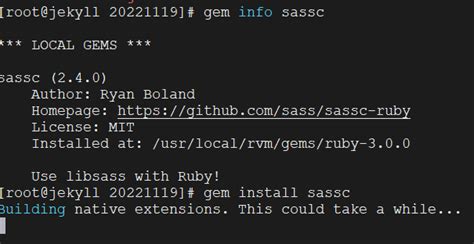 bundle update error · issue 145 · jekyll jekyll sass converter · github
