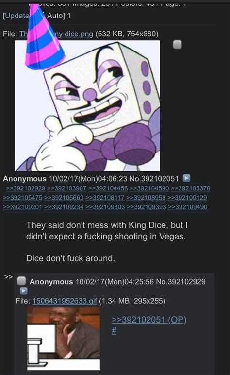 Dont Mess With King Dice Cuphead Know Your Meme