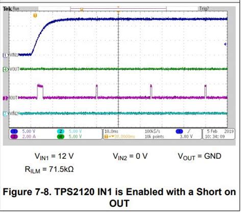 TPS2121 Question About Short Circuit Protection Power Management Forum Power Management