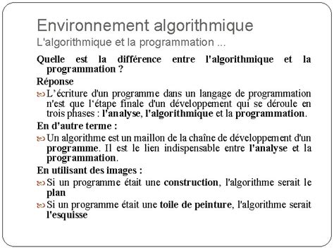Algorithmique Et Structure De Donnes Syllabus Du Cours