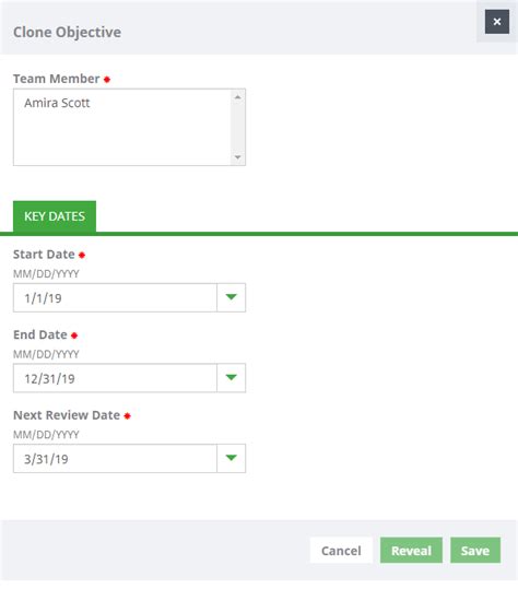 Copying An Objective