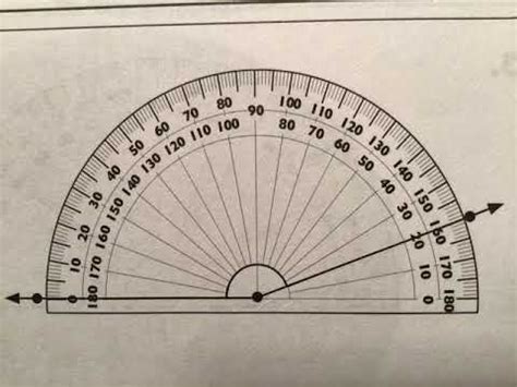 Protractor Inner And Outer Scale Review YouTube