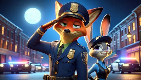 Officer Nick Wilde And Officer Judy Hopps By Kingleonlionheart On
