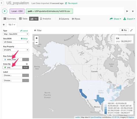 Using Geojson Map To Visualize Geographical Data In Exploratory