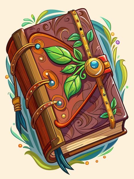 Premium Vector Handmade Leather Journal Vector Graphics Illustration Eps Source File Format
