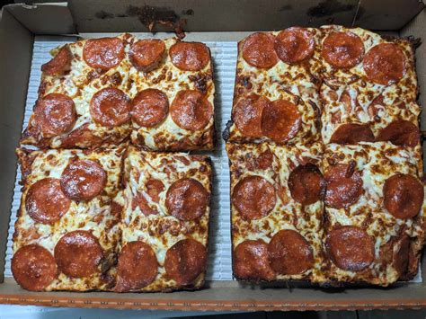 Adorable Fluff Little Caesars Detroit Deep Dish Pizza Review