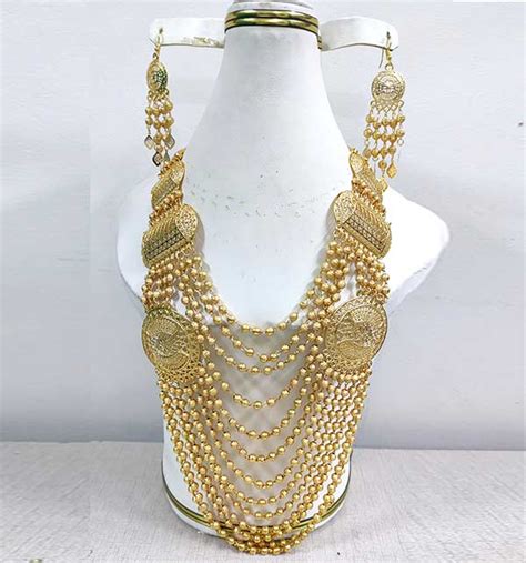 Wedding Golden Mala Set Zv Online Shopping Price In Pakistan