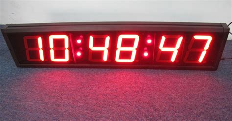Large Led Countdown Timer Large Led Digital Wall Clock Time Display