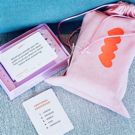 Touchyfeely Intimacy Card Game Talk Touch Date Gooshy Candy