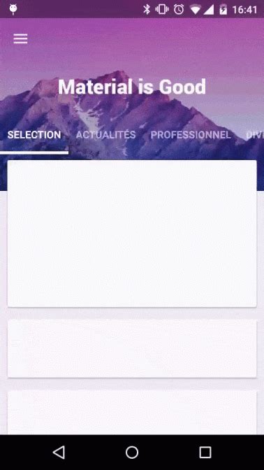Android Toolbar Tab Layout Drawer Hide Toolbar When Scrolling And Take TabLayout To The Top