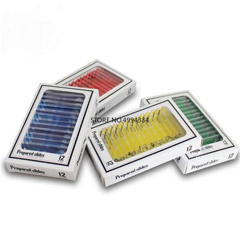 4boxpacklot Microscope Plastic Slides Biologica Grandado