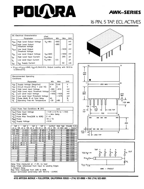 Awk 0040 Datasheet Pdf文件下载 芯片资料查询 维库电子市场网