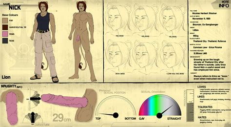 Nick Ref Sheet By Katamount Hentai Foundry