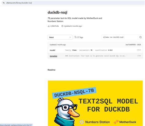 Text2sql Opensource Duckdb Nsql 7b With Ollama And Llamaindex On