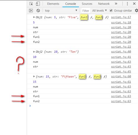 javascript методы класса не отображаются при выводе всех свойств