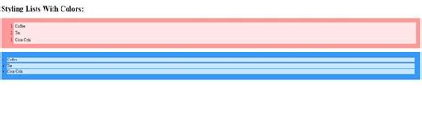 Types Of Css Lists