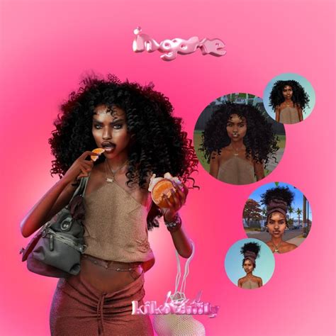 A Woman With Curly Hair Holding A Purse And Looking At Her Cell Phone