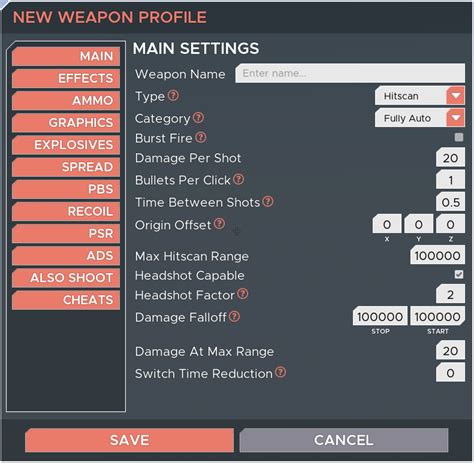 Weapon Profiles KovaaK S Wiki